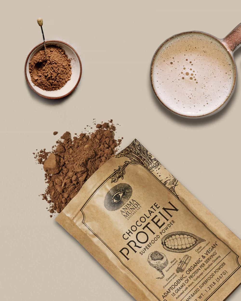 CHOCOLATE PROTEIN | Superfood Powder - Buy Online | Foraged