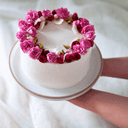 Edible Flowers Cake Toppers, Natural Real Mini Pink Rose 250ml, Edible ...