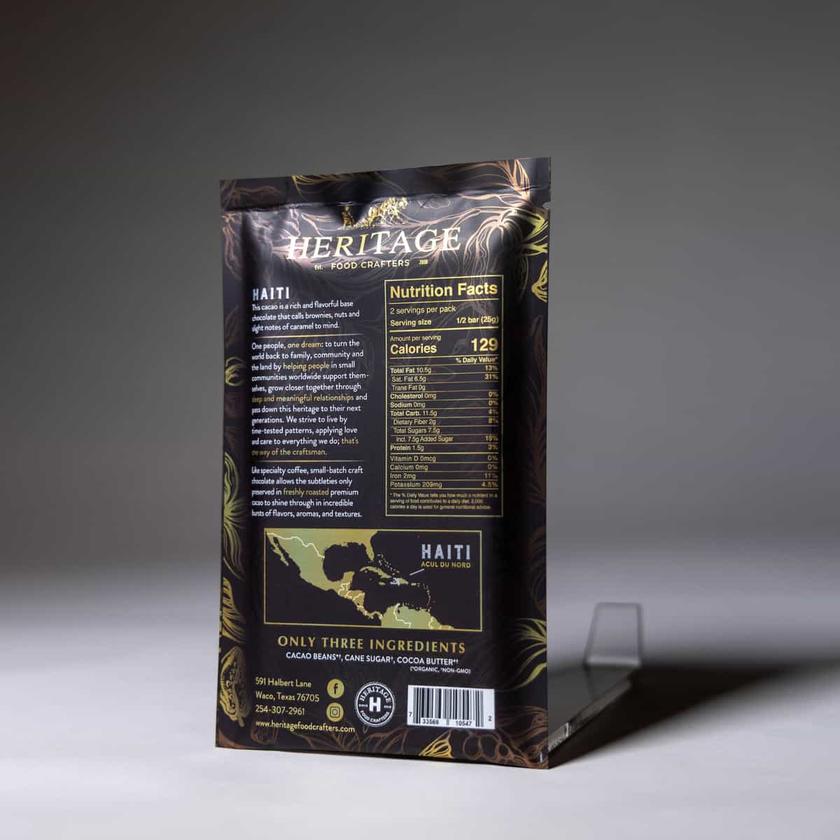 70% Haiti - Single Origin Chocolate Bar - Buy Online | Foraged