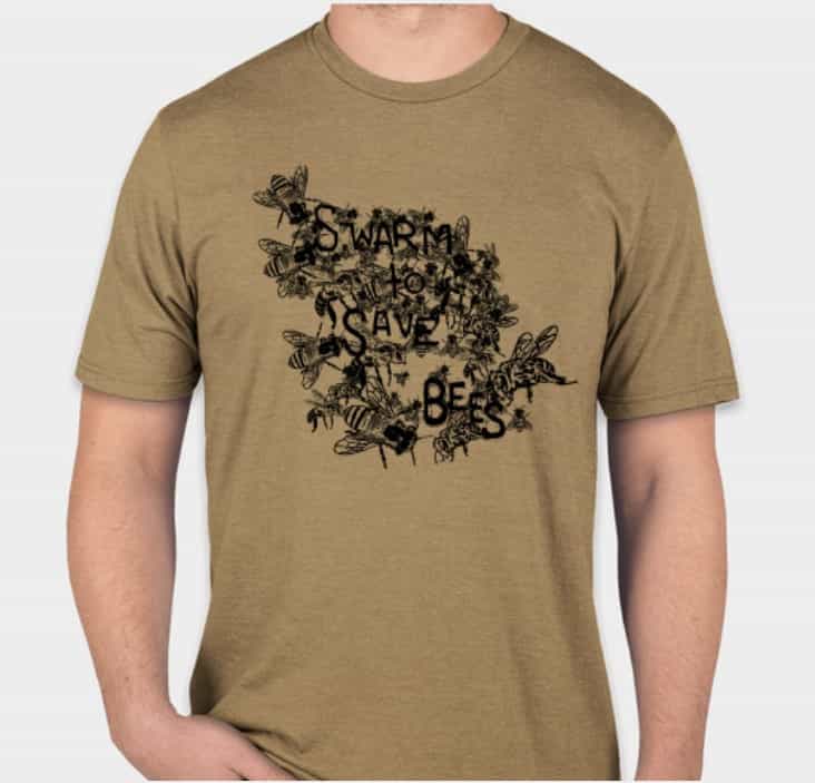 Swarm to Save Bees T-Shirt - Buy Online | Foraged
