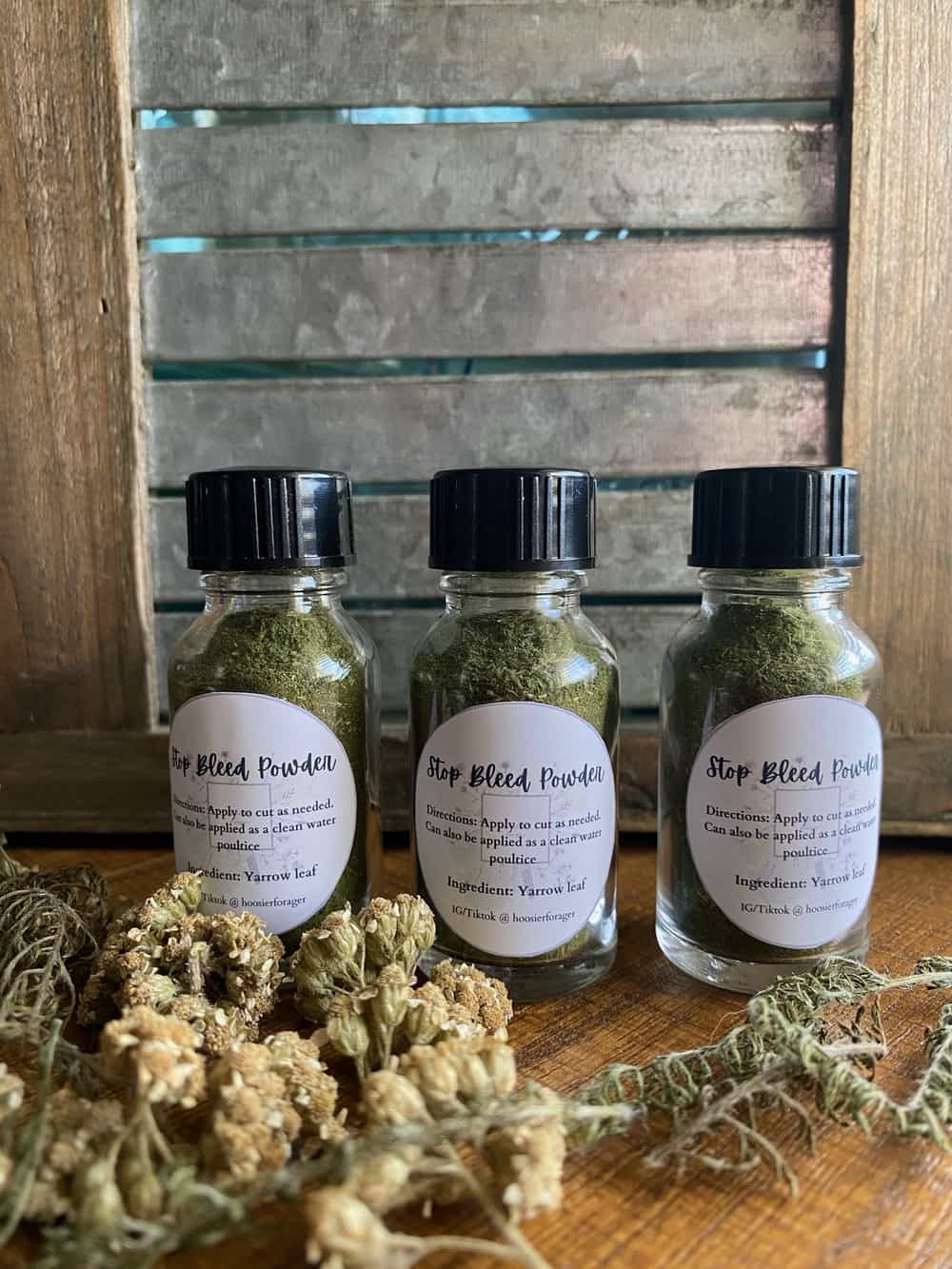 Yarrow Stop Bleed Powder - Buy Online | Foraged