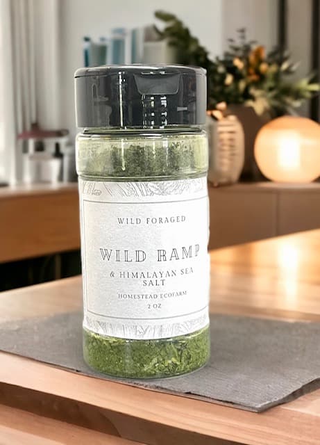 Wild Foraged Ramp Salt | Sustainably Harvested | 2 oz | Allium ...