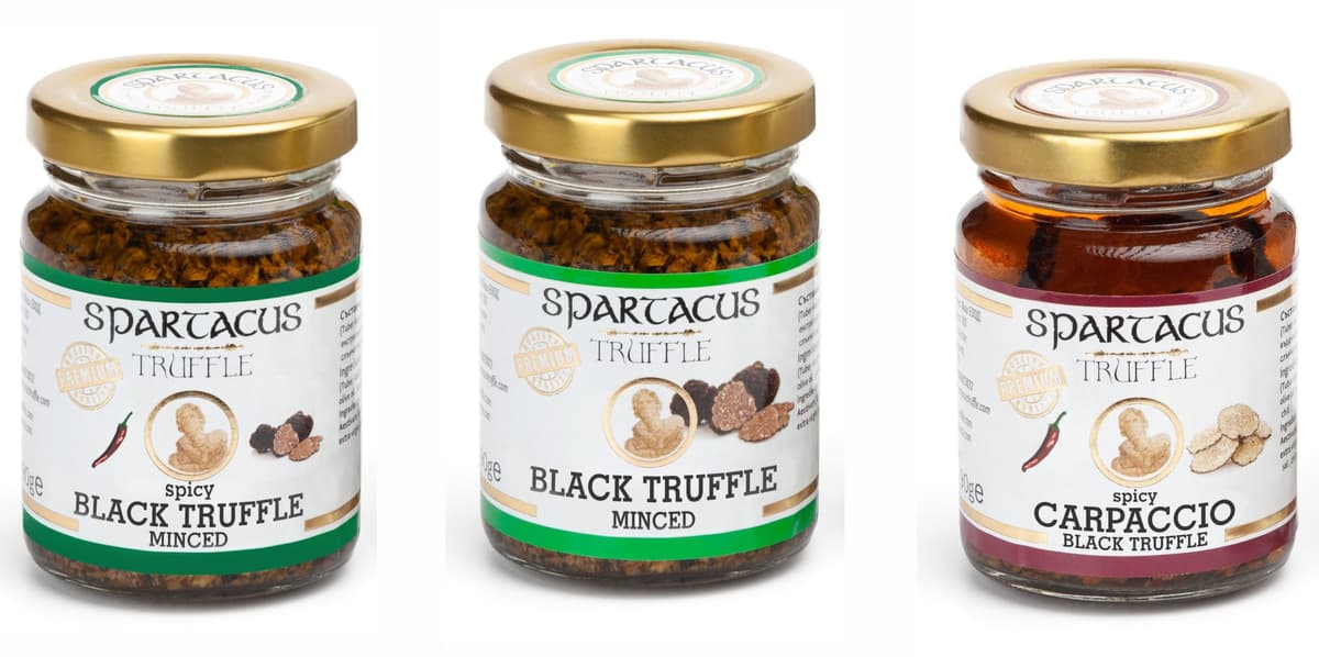 Combo Minced Black Truffle , Minced Spicy and Black Truffle Carpaccio ...