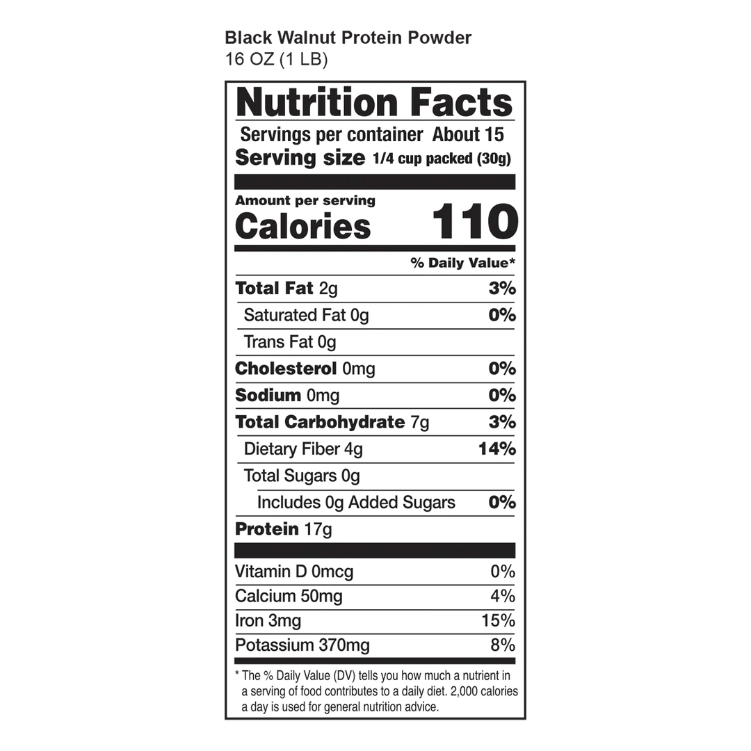 Black Walnut Protein Powder - Buy Online | Foraged