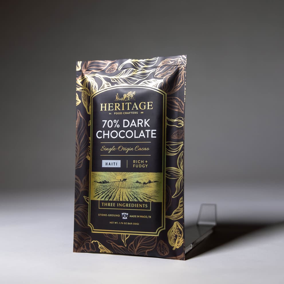 70% Haiti - Single Origin Chocolate Bar - Buy Online | Foraged
