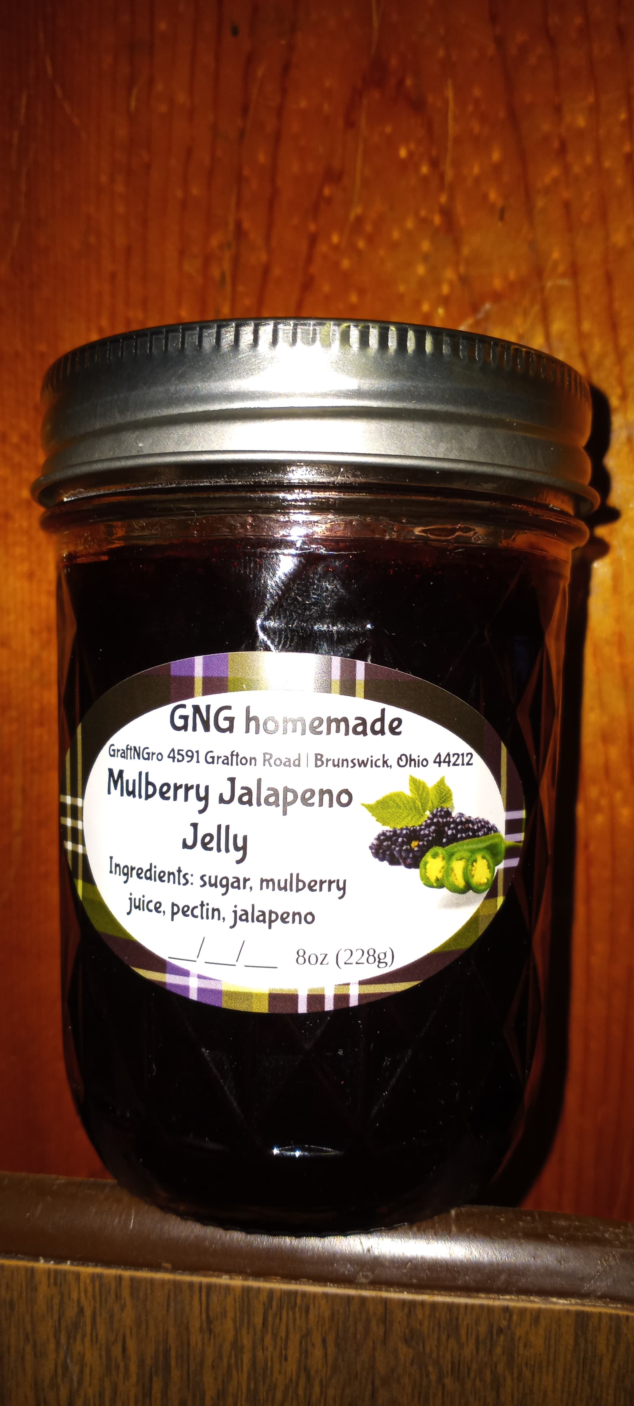 MULBERRY JALAPENO JELLY - Foraged