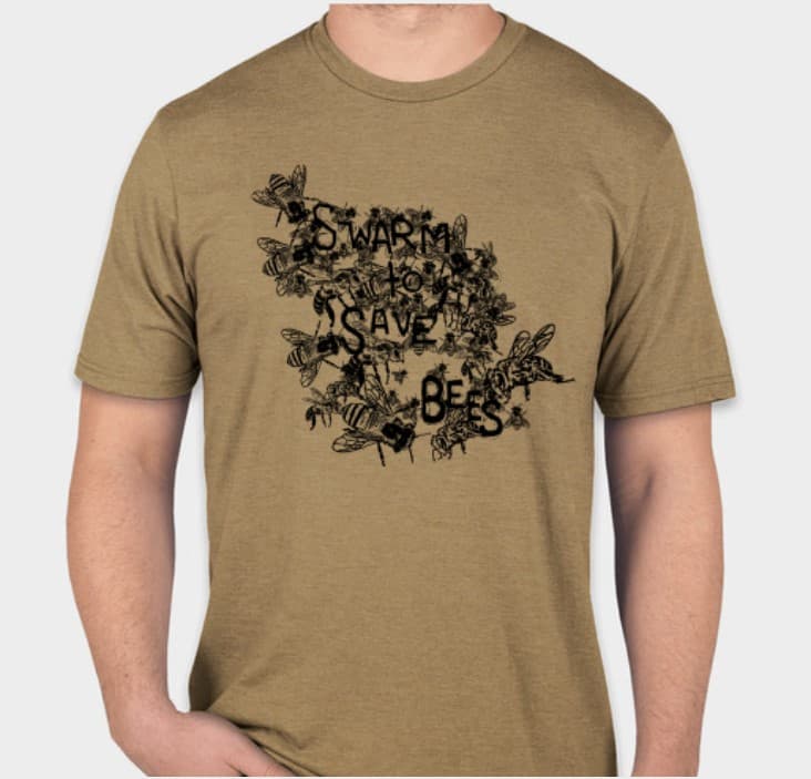 Swarm to Save Bees T-Shirt - Buy Online | Foraged