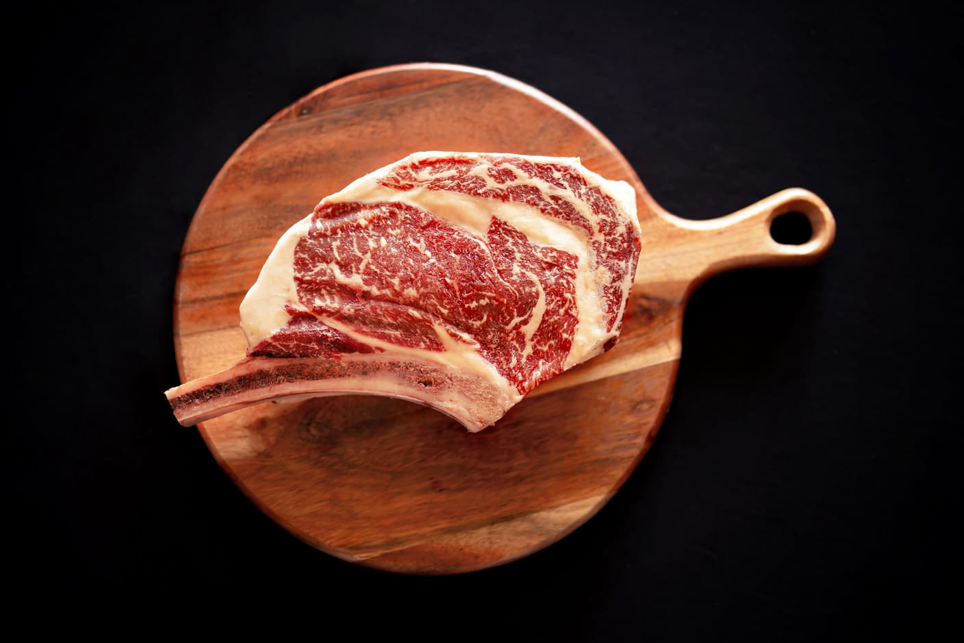 100% All-Natural Grass-Fed Fullblood Wagyu Cowboy Rib Steak - Buy ...